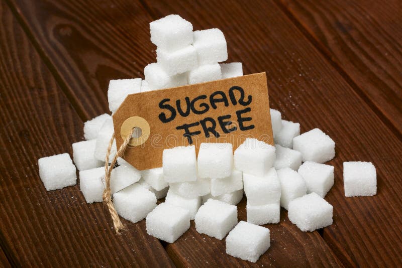 A Sugar Free Word with Background Stock Image - Image of calorie, diet ...