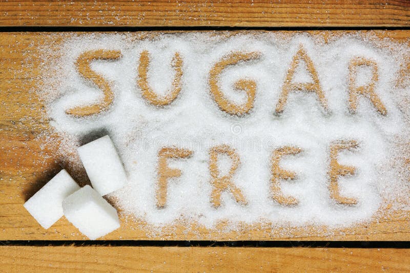 A Sugar Free Word with Background Stock Image - Image of calorie, diet ...