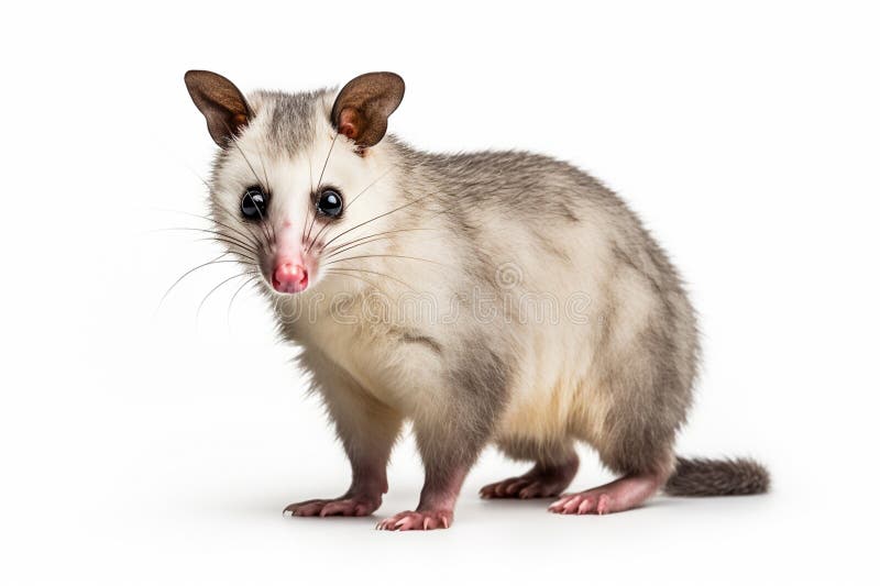 Sugar Glider, Petaurus Breviceps, Isolated on White Background Stock ...