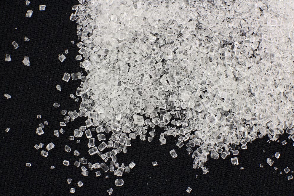 Sugar grains stock image. Image of sweet, white, black - 19540153