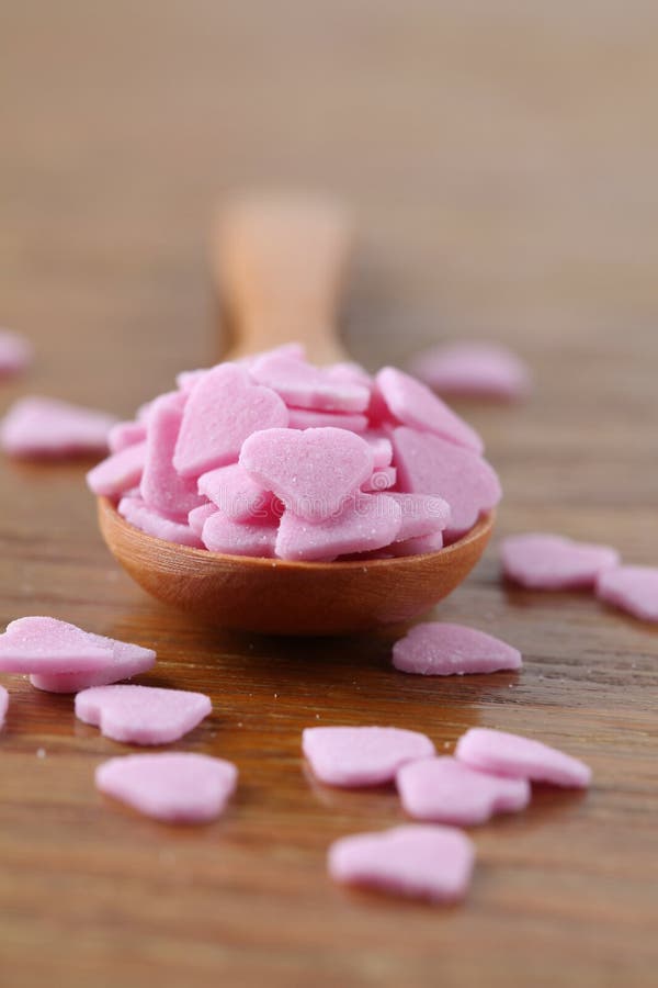 Sugar hearts stock photo. Image of confectionery, large - 18303142