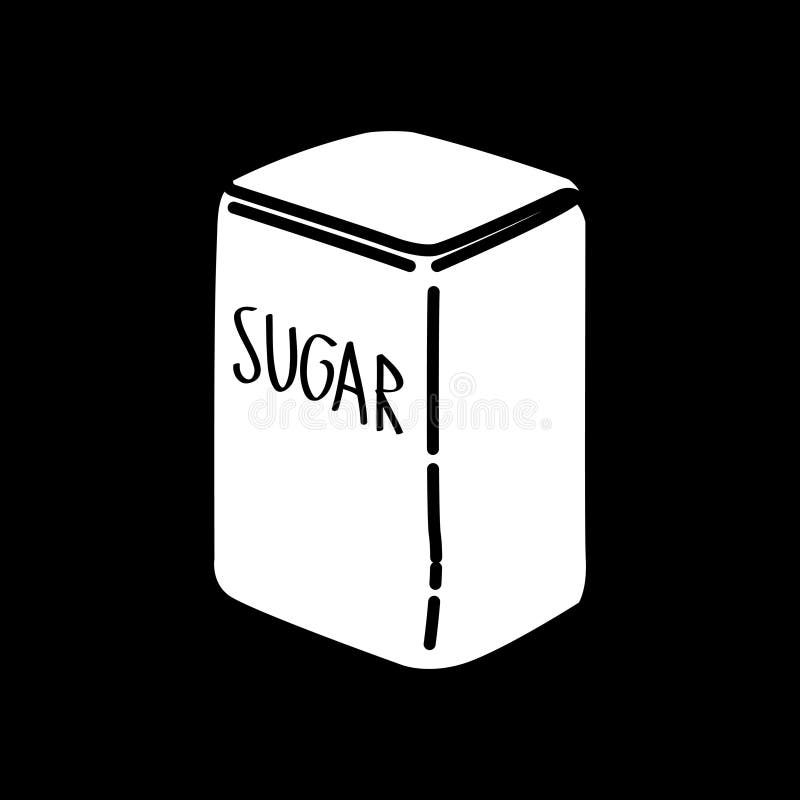 Sugar Icon, Vector Illustration Stock Vector - Illustration of healthy ...