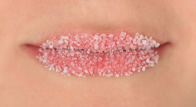 Sugar lips stock image. Image of face, macro, teeth, crystals - 62312897