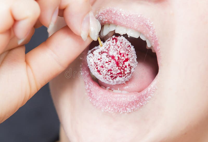 Sugar Lips stock photo. Image of dessert, lips, fruit - 44019806