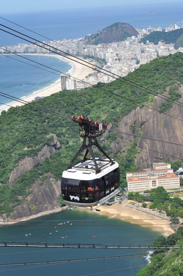 Sugar Loaf Mountain Cable Car Imagem de Stock Editorial - Imagem de ...