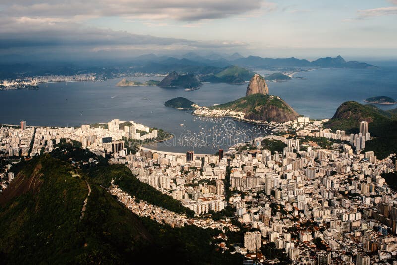 Sugar Loaf Mountain, in Rio De Janeiro, Brazil Stock Photo - Image of ...