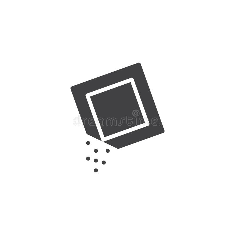 Sugar pack line icon stock vector. Illustration of packaging - 108927358