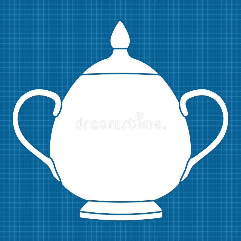 Teapot Blueprint. Blueprints. Mechanical Engineering Drawings of Teapot ...
