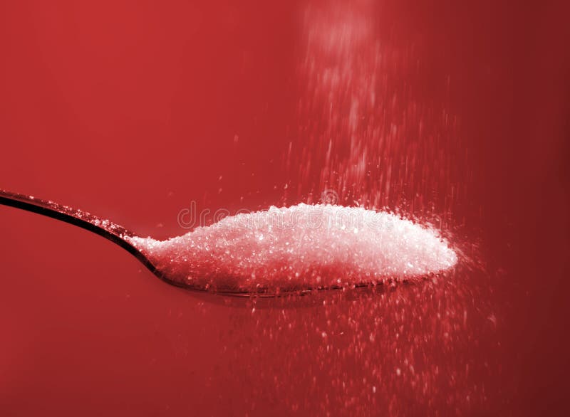Spoon full of sugar stock image. Image of falling, filling - 5821855