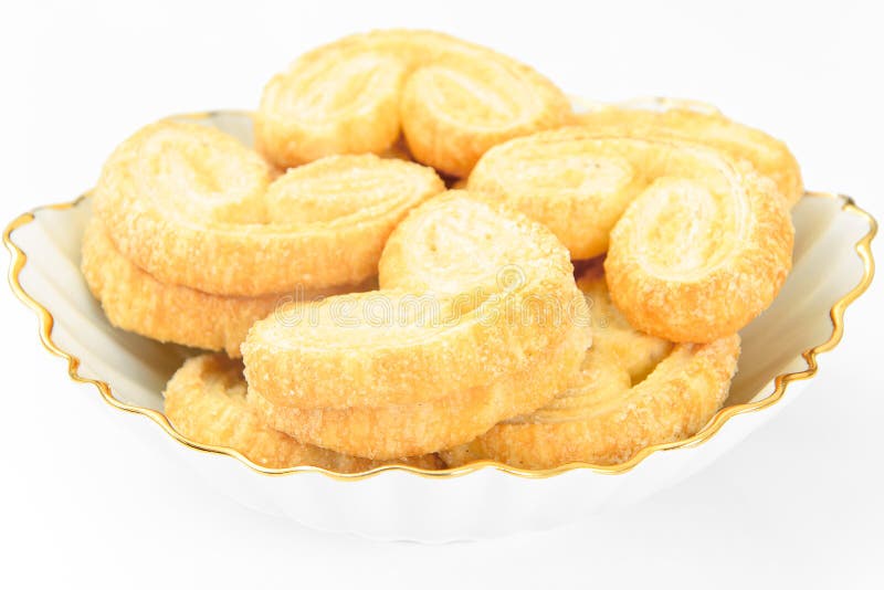 Sugar Puff Cookies on Plate Stock Photo - Image of food, eating: 62491784
