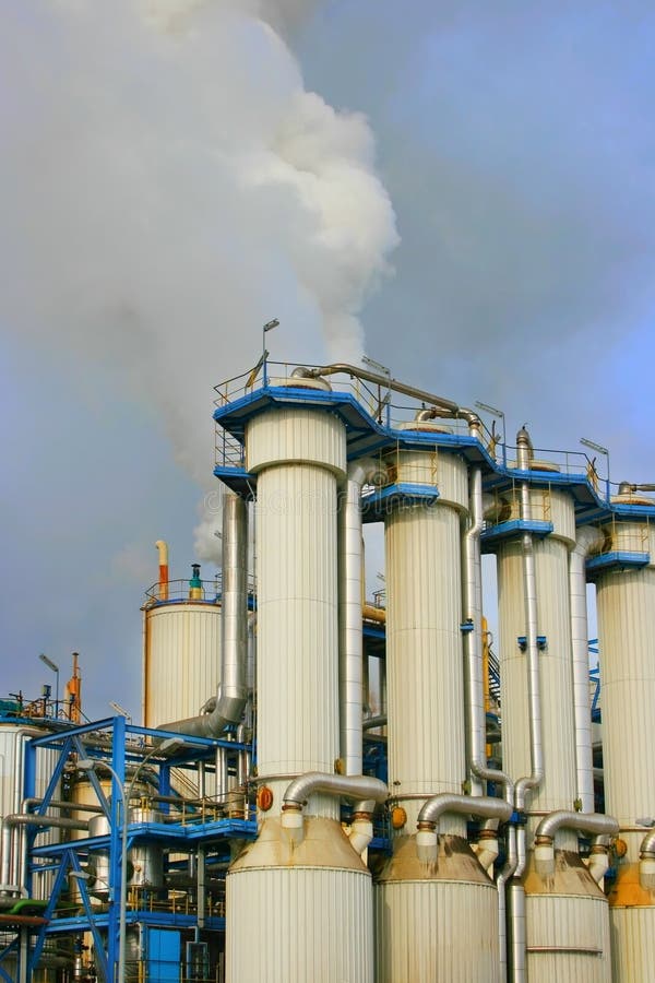 Sugar refinery stock photo. Image of warming, silo, smokestack - 1888922