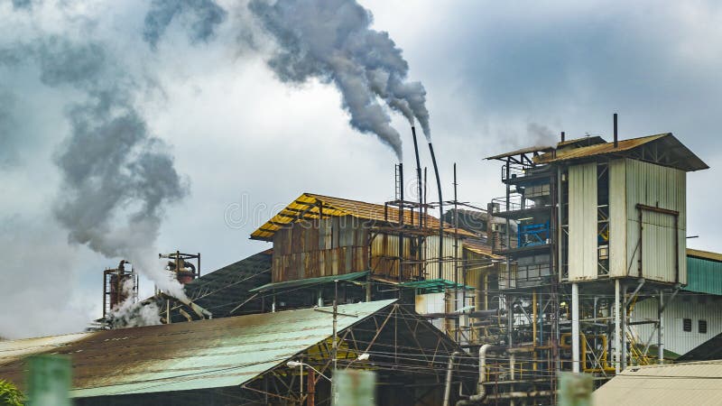Sugar Refinery Building Exterior View Stock Image - Image of technical ...