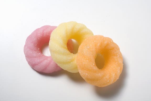 Sugar rings stock image. Image of pink, candy, sweets - 7675801
