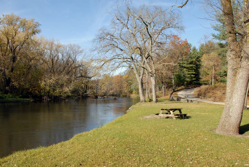 Sugar river stock image. Image of curved, walk, relax - 13031643