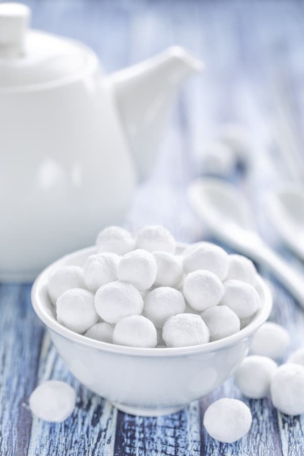 Sugar stock photo. Image of product, round, lump, refined - 48354094