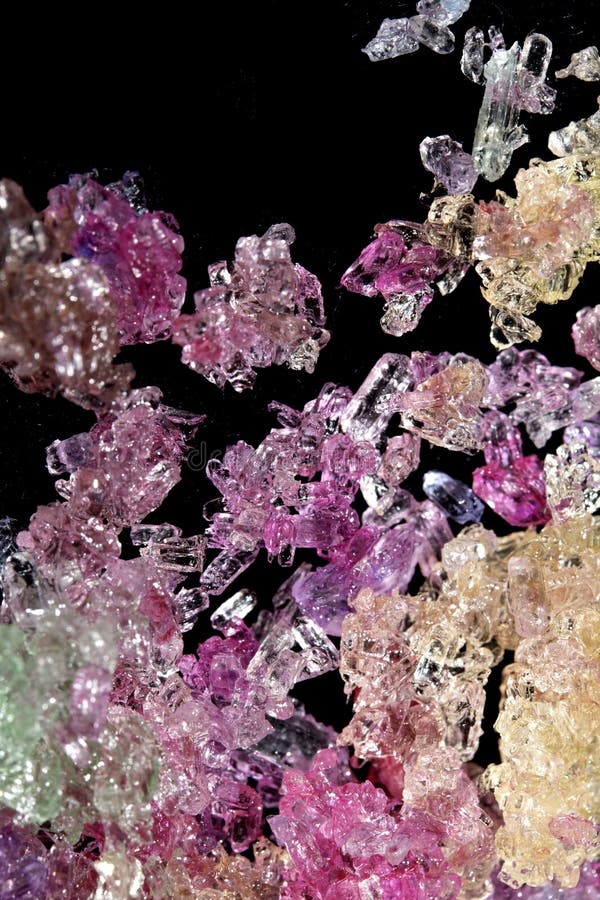 Sugar Sat Crystal Healing Vibrant Clittering Shard Close Up Molecule on ...