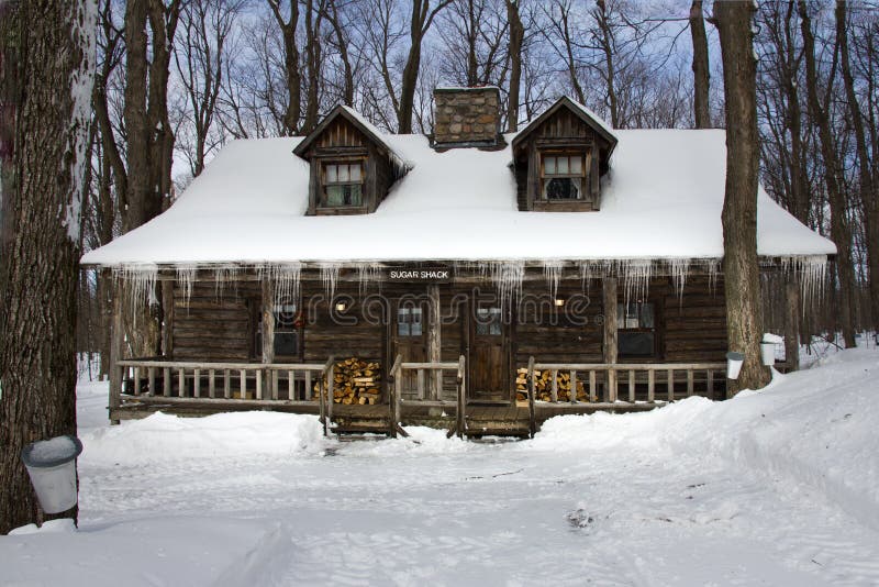 Sugar-shack. stock photo. Image of tasting, maple, traditional - 1980688
