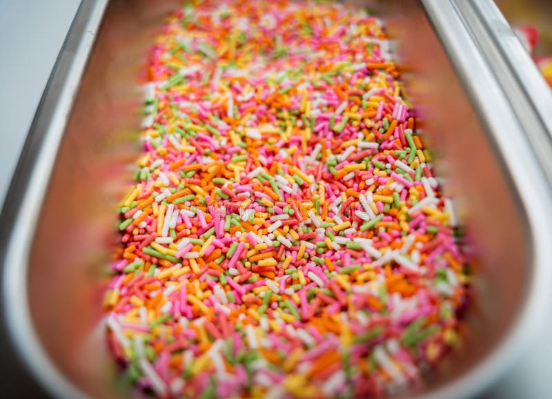 Sugar Sprinkle for Making Handmade Chocolates and Candies in a Workshop ...