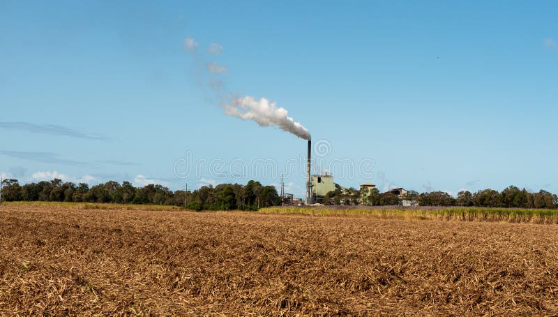 Sugarcane Refinery Producing Raw Sugar in Australia Stock Photo - Image ...