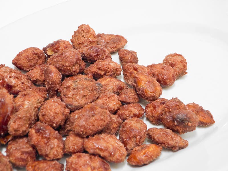 Sugared almonds. stock photo. Image of cook, crisp, hazelnut - 13394466