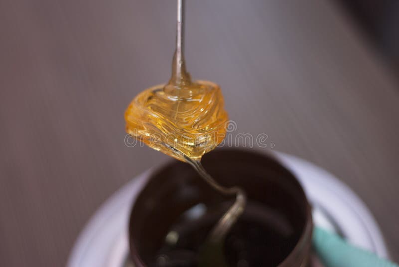 Sugaring Cosmetic Paste. Plastic Bucket with Sugaring Paste, Metalic ...