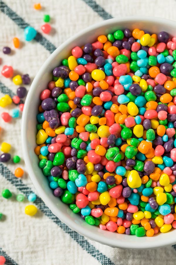 Rainbow candy in bowl stock image. Image of decoration - 30892239