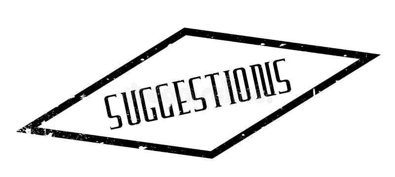 Suggesties Voor U Rode Zegel Stock Illustratie - Illustration of ...