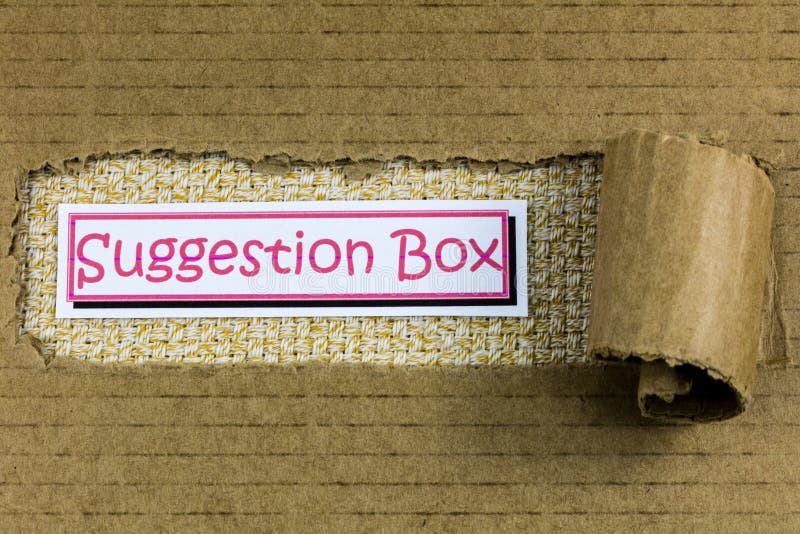 Creative Suggestion Box Ideas