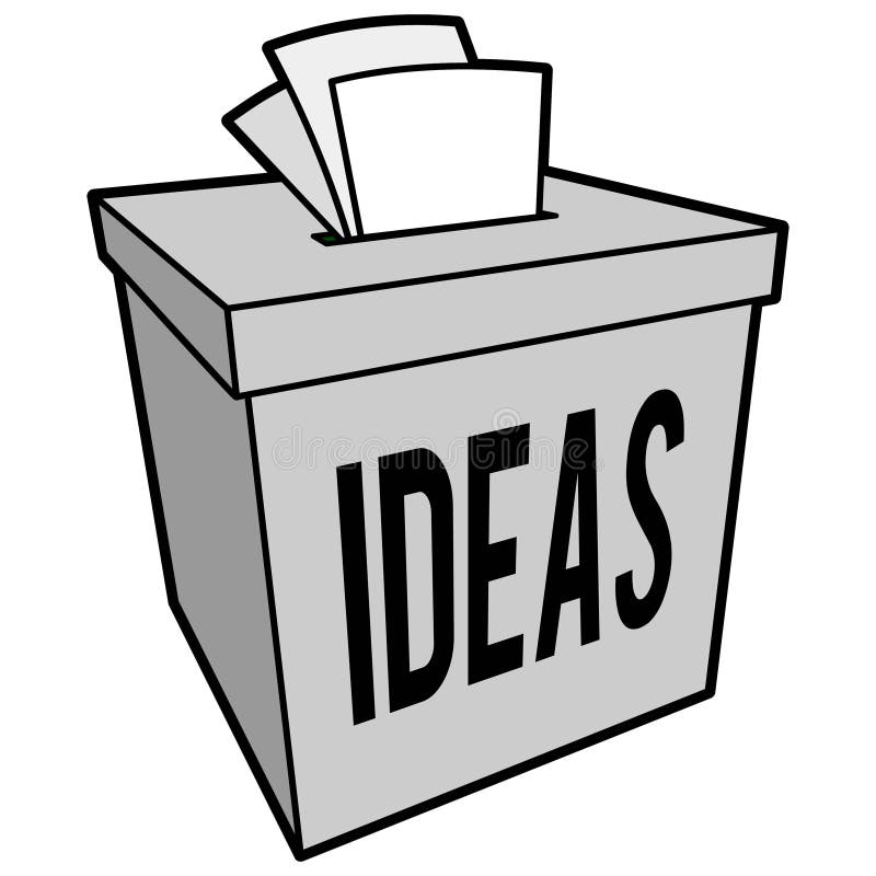 Suggestion Box Illustration Stock Vector - Illustration of success ...