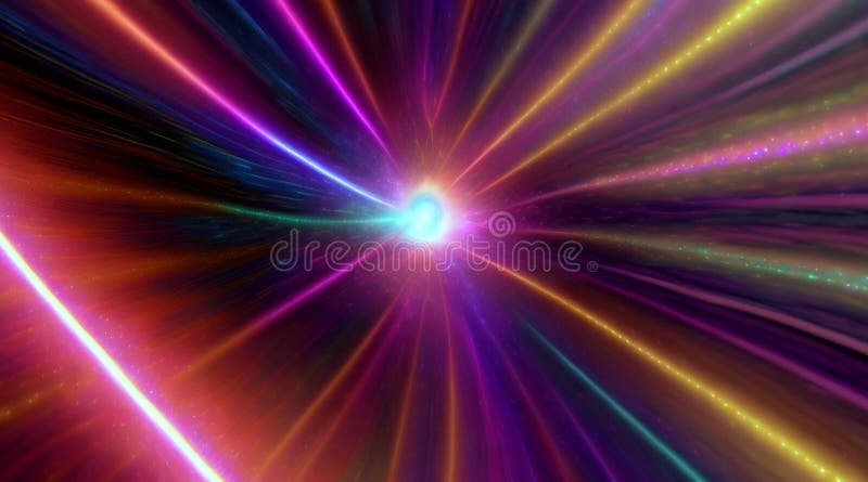 Animation, Motion Effect, Abstract Background with Rays Movement or ...
