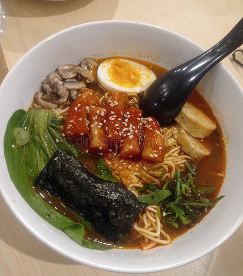 Sugoi Ramen Rabboki stock image. Image of breakfast - 261831465