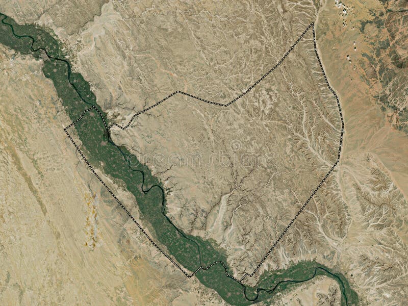 Suhaj, Egypt. High-res Satellite. No Legend Stock Illustration ...