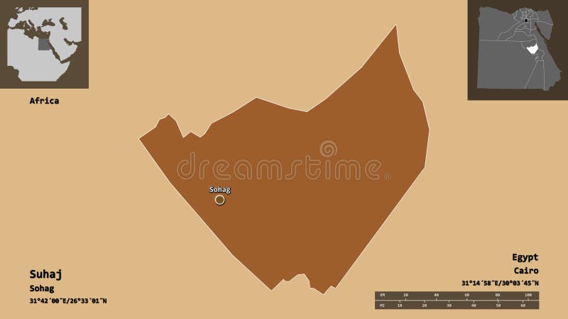 Suhaj, Governorate of Egypt,. Previews. Pattern Stock Illustration ...