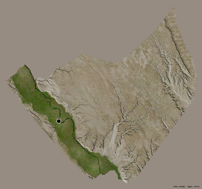 Sohag Governorate Map Vector Stock Vector - Illustration of county ...