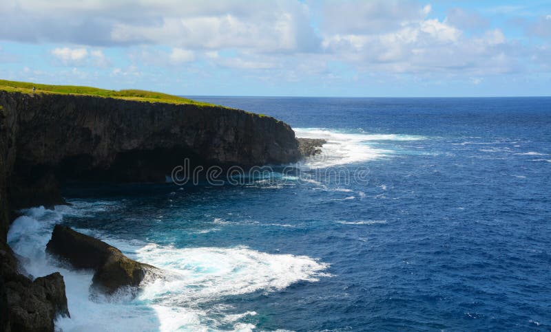Suicide Cliff (Saipan) stock photo. Image of wellknown - 39739228