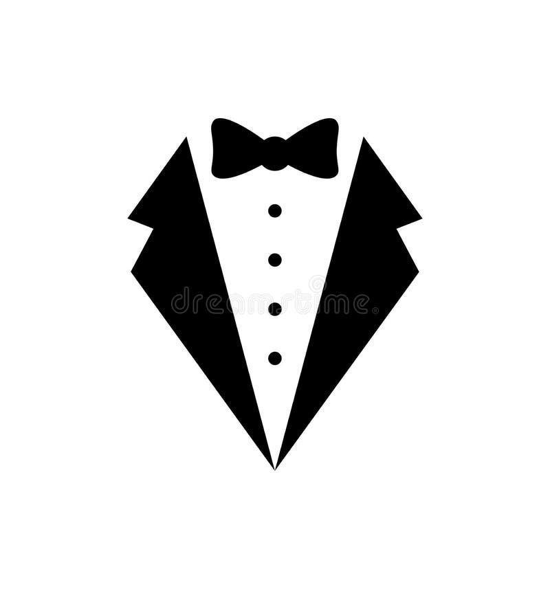Bow Tie Suit Vector
