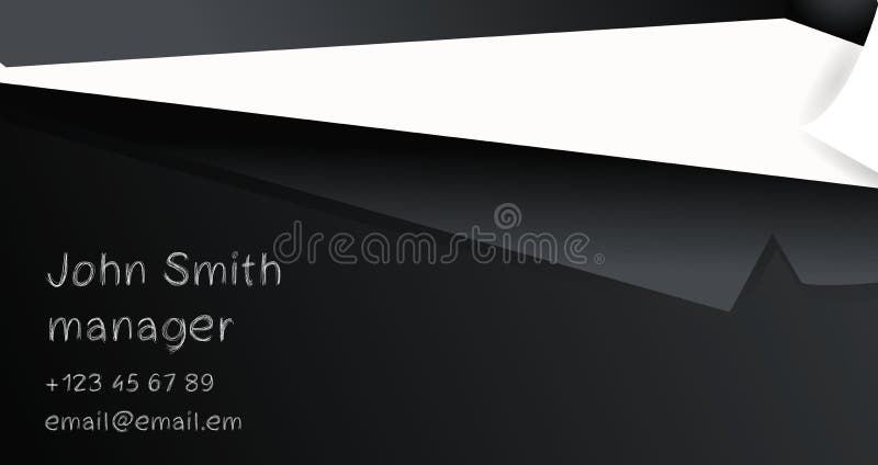 Suit Business Card Template. Stock Vector - Illustration of ...