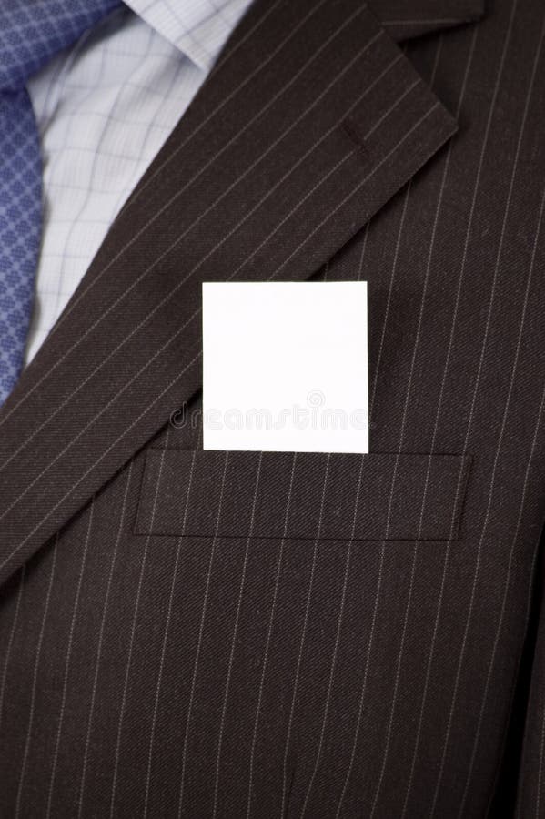 Suit Card stock image. Image of serious, shirt, advertise - 2600981