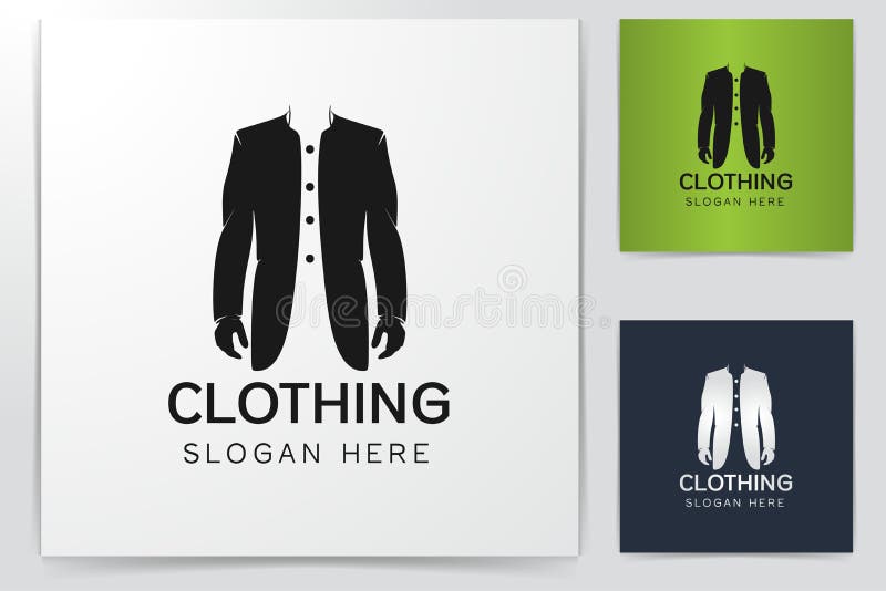 Suit, Clothing Store Logo Design Inspiration Stock Vector ...