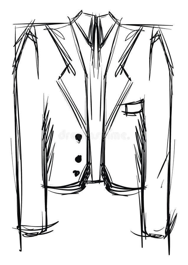 Man Suit Illustration, Drawing, Engraving, Ink, Line Art, Vector Stock ...