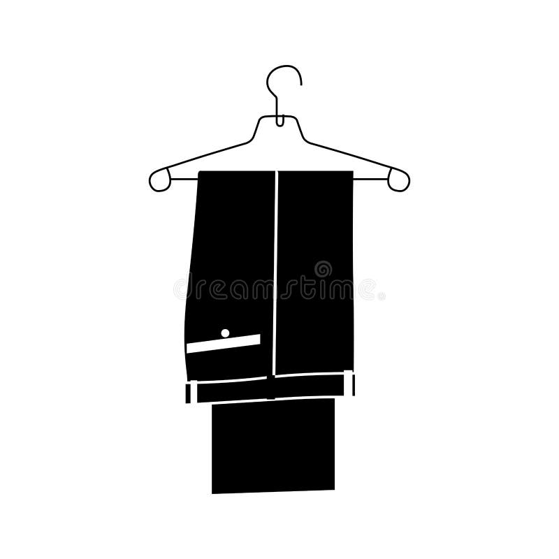 Suit pants icon image stock vector. Illustration of pants - 80397829