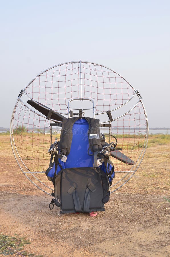 Suit of Paramotor and Engine. Stock Photo - Image of blade, motor: 37892790