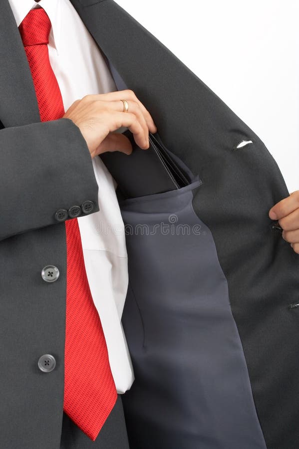 Suit pocket stock photo. Image of holding, white, hold - 3286920