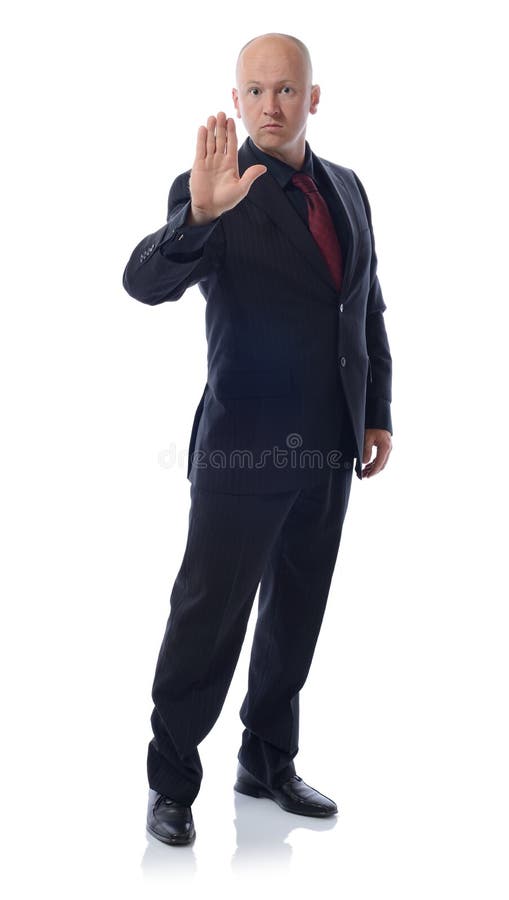 Suit stop! stock image. Image of hold, forbidden, control - 26889113