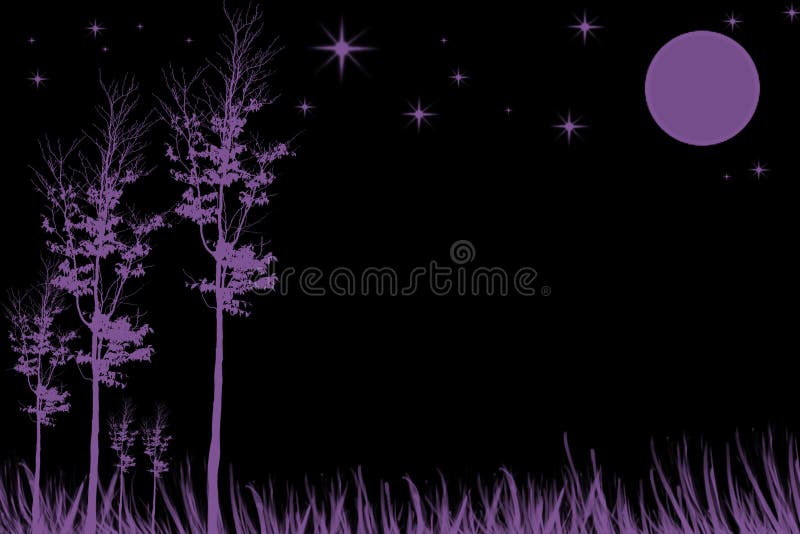 Dark Night Background Banner Wallpaper Stock Illustration ...
