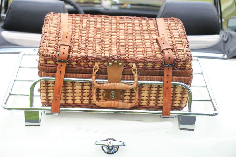 Wicker Luggage Classic Car Stock Photos - Free & Royalty-Free Stock ...