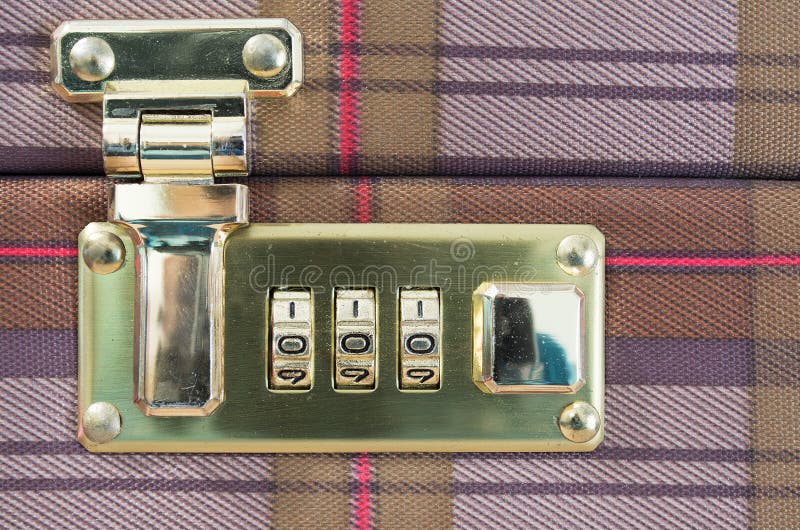 Suitcase combination stock photo. Image of work, private - 44875902