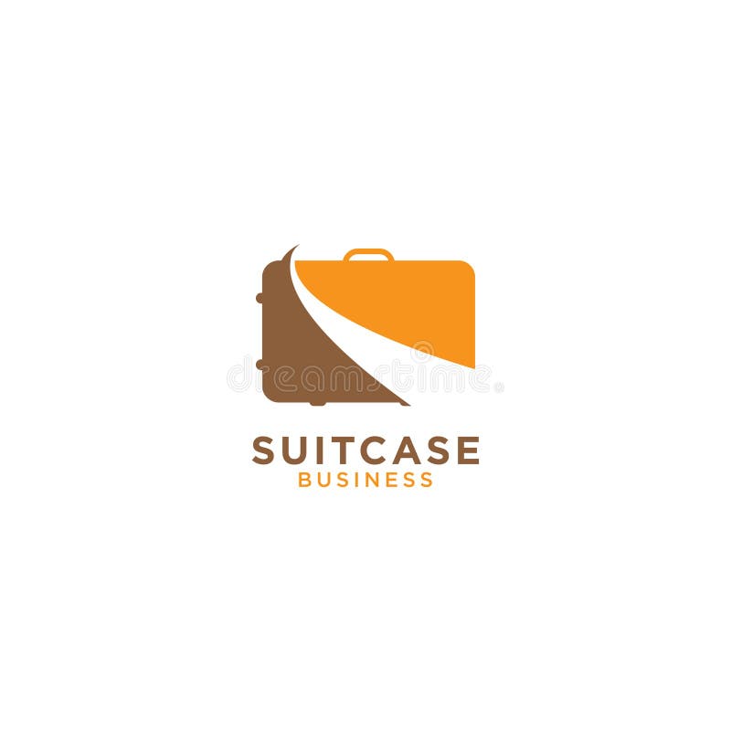 Suitcase Graphic Design Template Stock Vector - Illustration of ...