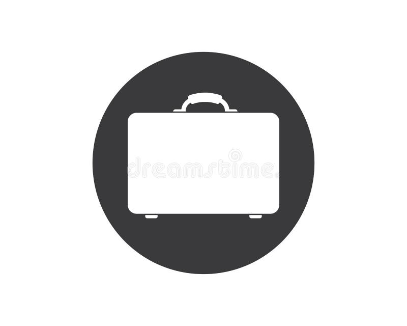 Suitcase Icon Logo Vector Illustration Stock Vector - Illustration of ...