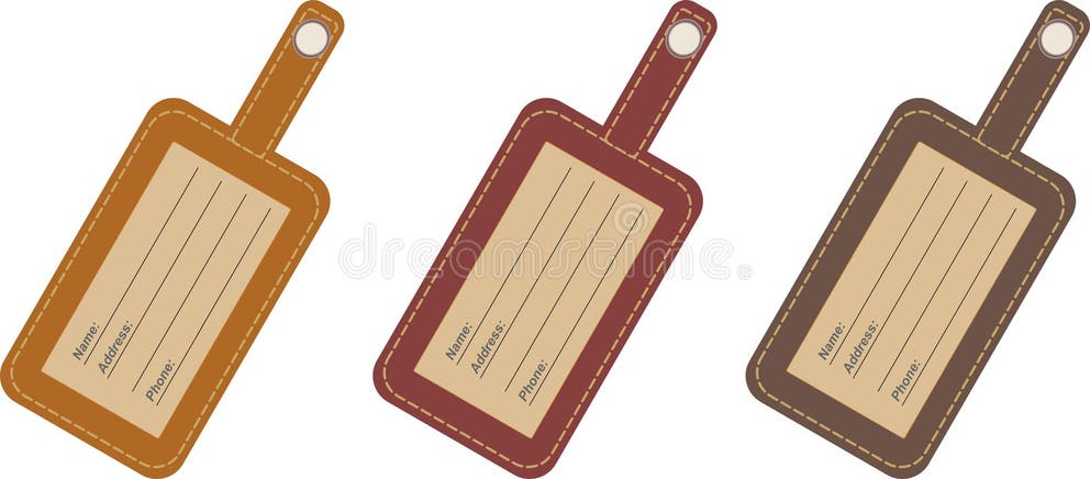 Suitcase Identification Stock Illustrations – 2,247 Suitcase ...